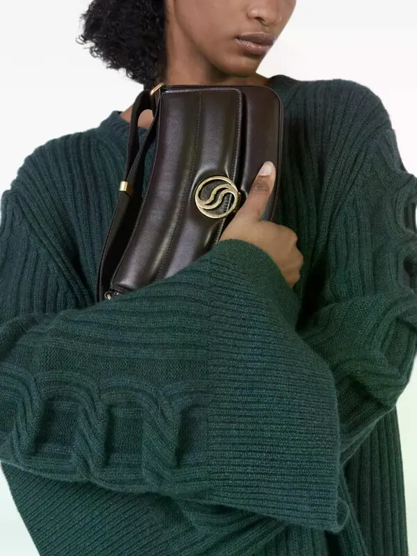 Stella McCartney S-wave Shoulder Bag - Brown