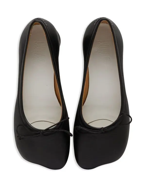 MAISON MARGIELA Anatomic Leather Ballerina Shoes - Black