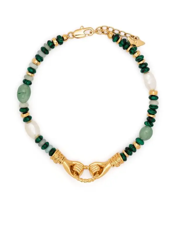 MISSOMA X Harris Reed In Good Hands Beaded Bracelet - Gold