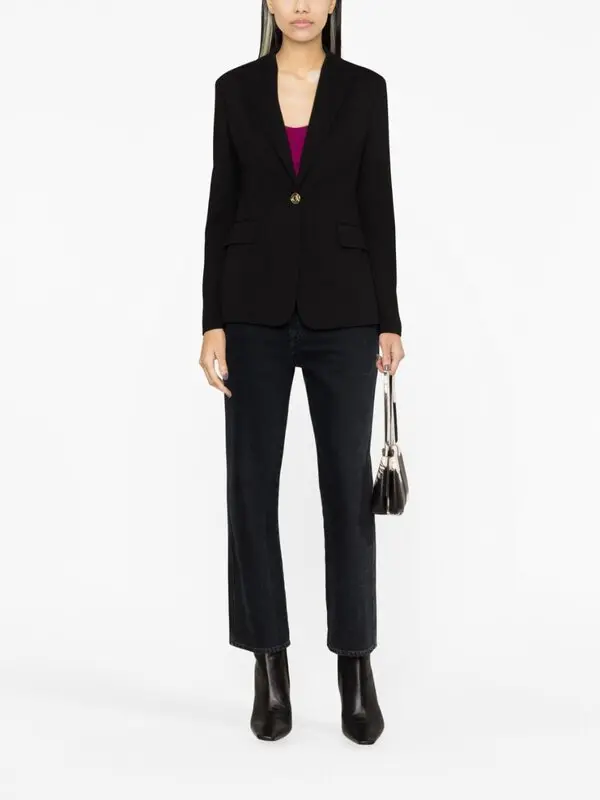 Pinko Single-breasted Blazer - Black