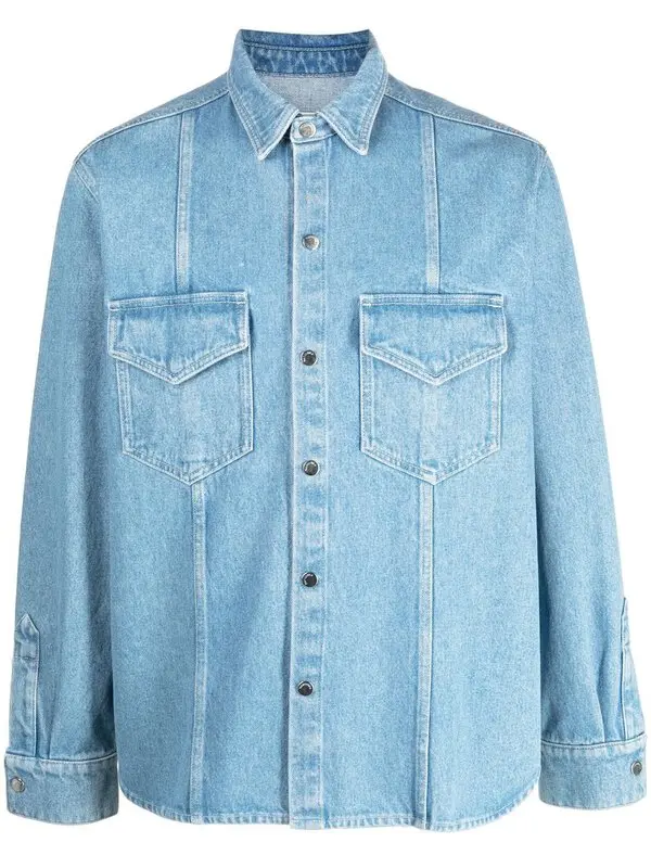 Nanushka Button-up Denim Shirt