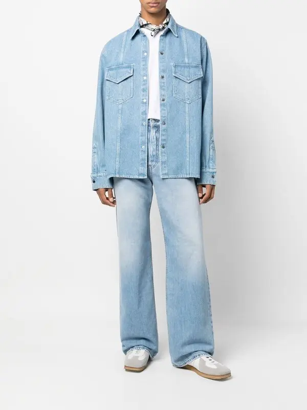 Nanushka Button-up Denim Shirt