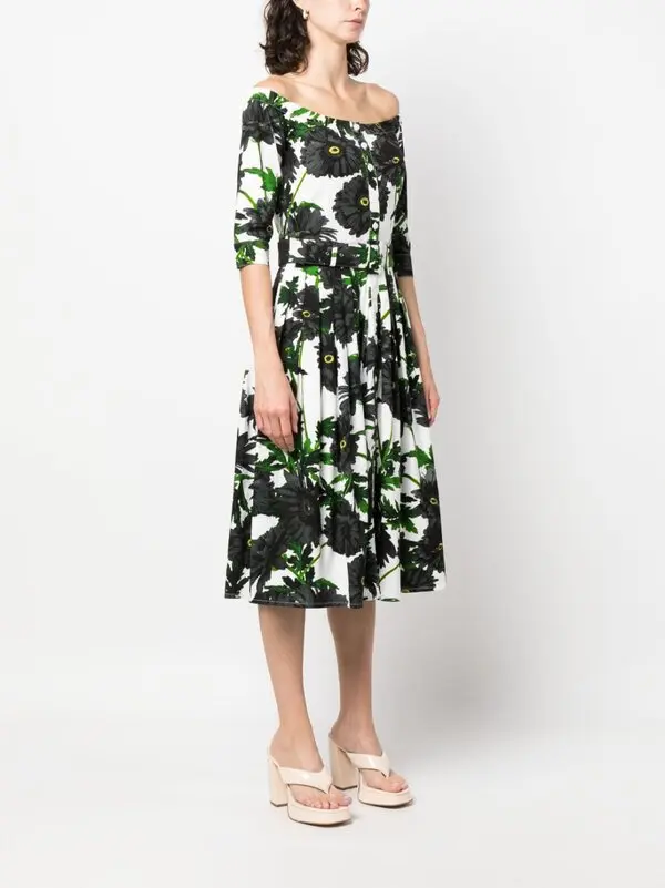 Samantha Sung Audrey Floral Print Dress