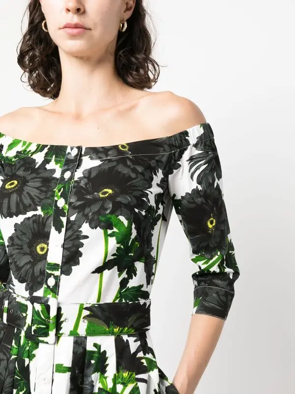 Samantha Sung Audrey Floral Print Dress