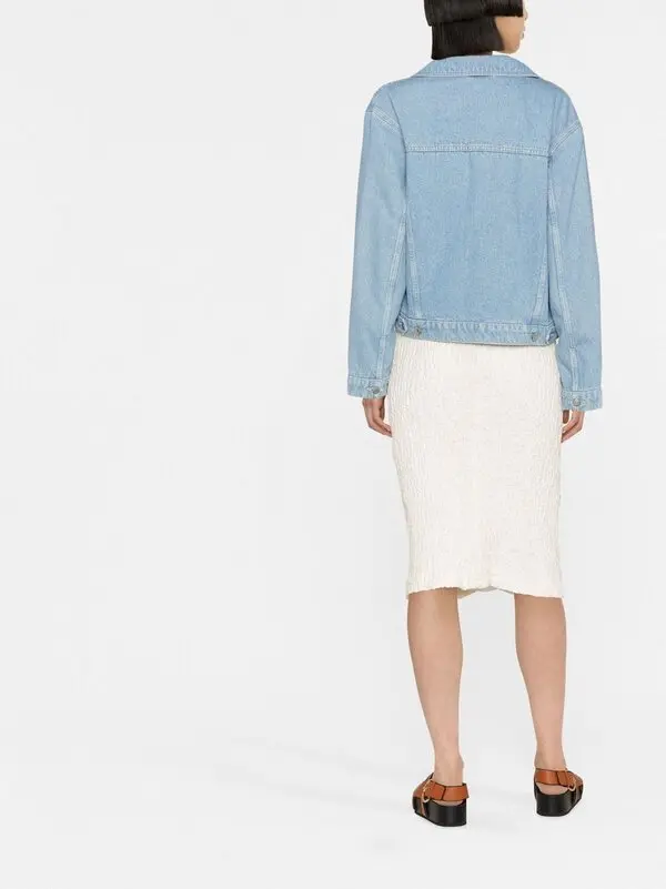 Nanushka Light Wash Denim Jacket