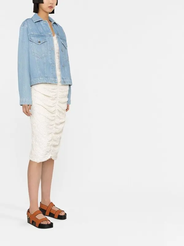 Nanushka Light Wash Denim Jacket