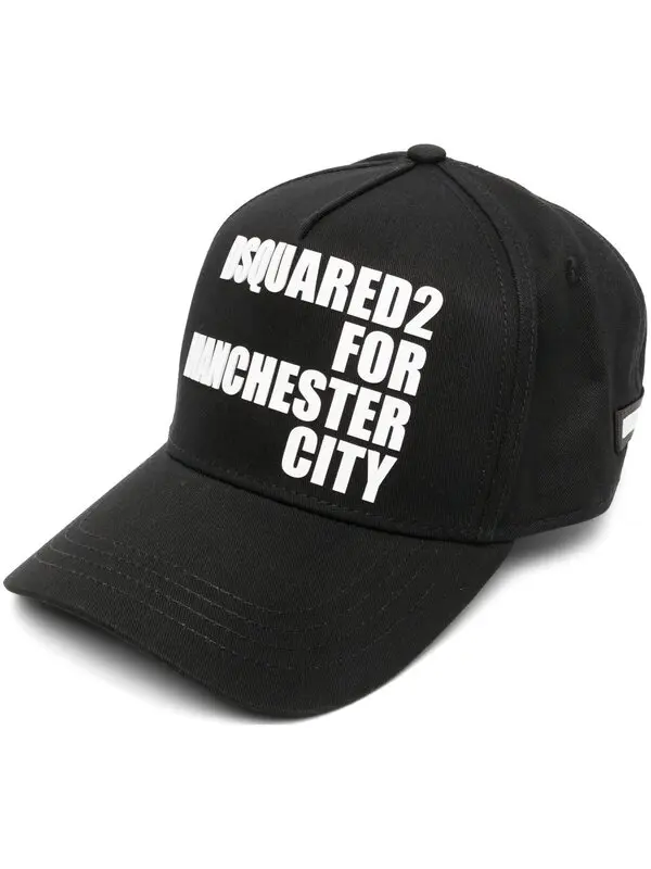 Dsquared2 X Manchester City Baseball Cap - Black