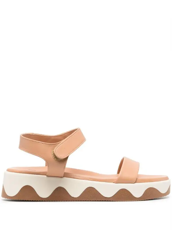 ANCIENT GREEK SANDALS Salamina Wave-detail Sandals - Neutrals
