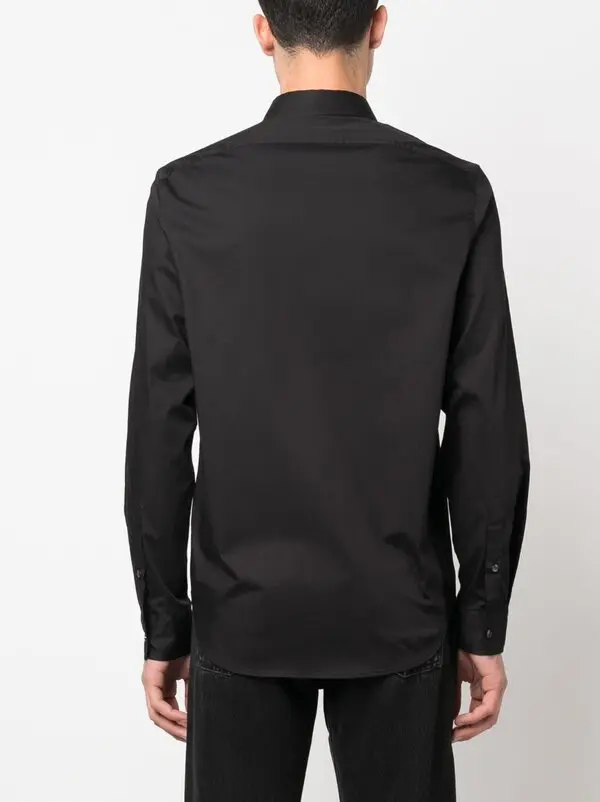 DIESEL® Logo-embroidered Cotton Shirt