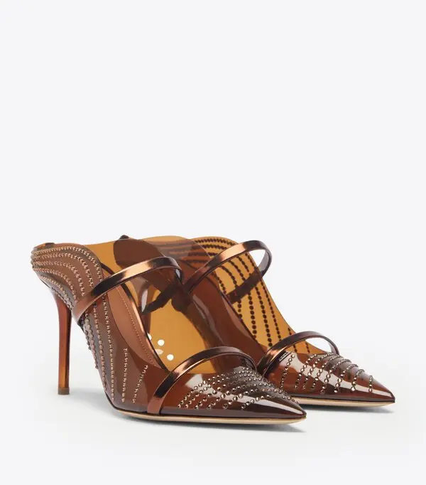 MALONE SOULIERS Embellished Maureen Mules 85