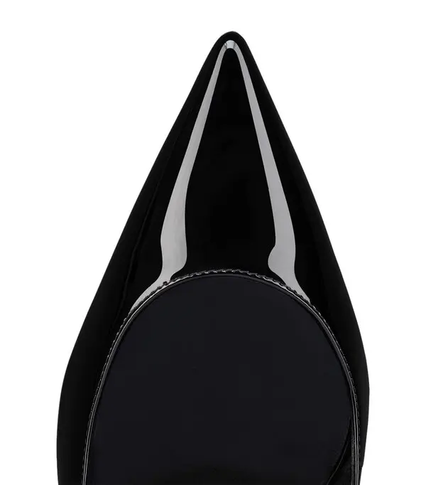 CHRISTIAN LOUBOUTIN Hot Chick Sling 70 Patent Leather Slingback Pumps - Multi