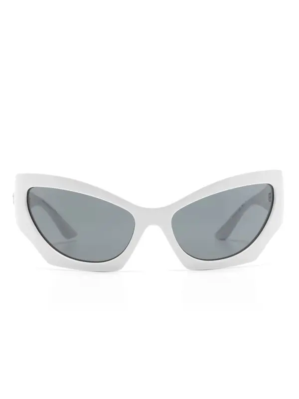 Versace Oversized Cat-eye Sunglasses - White