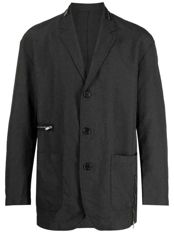 Undercover Textured Single-breasted Blazer