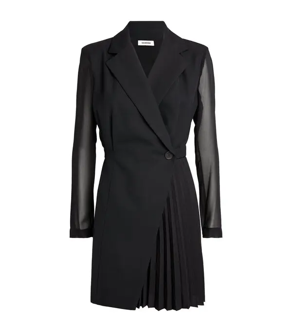 Sandro Wrapped Blazer Mini Dress