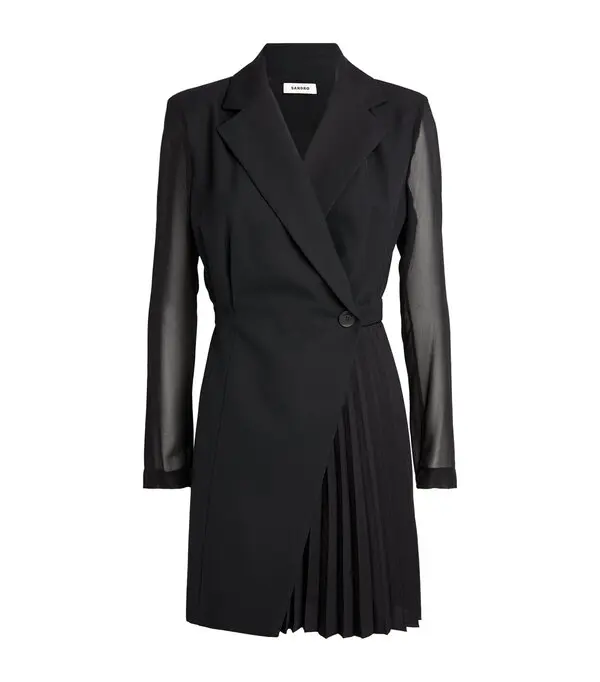 Sandro Wrapped Blazer Mini Dress