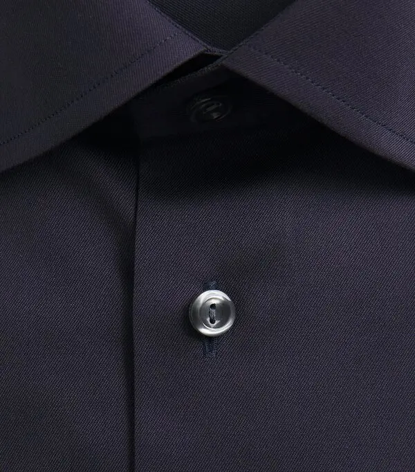 Eton Signature Twill Slim Shirt - Navy