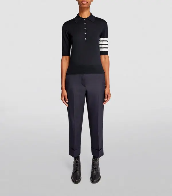Thom Browne 4-bar Polo Shirt