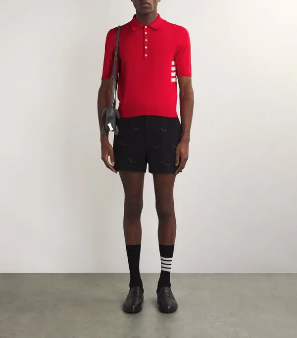 Thom Browne 4-bar Polo Shirt