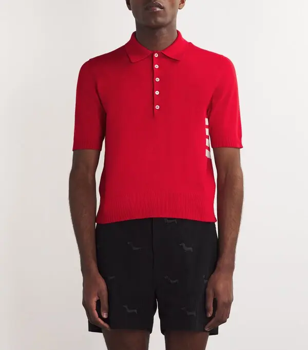Thom Browne 4-bar Polo Shirt