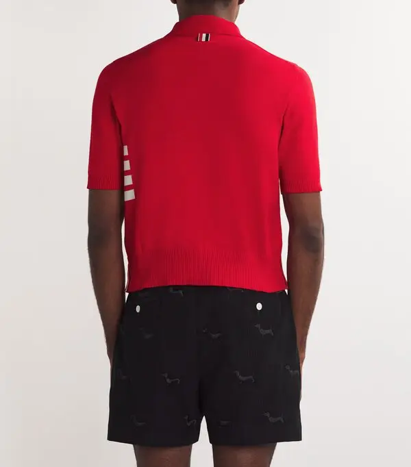 Thom Browne 4-bar Polo Shirt