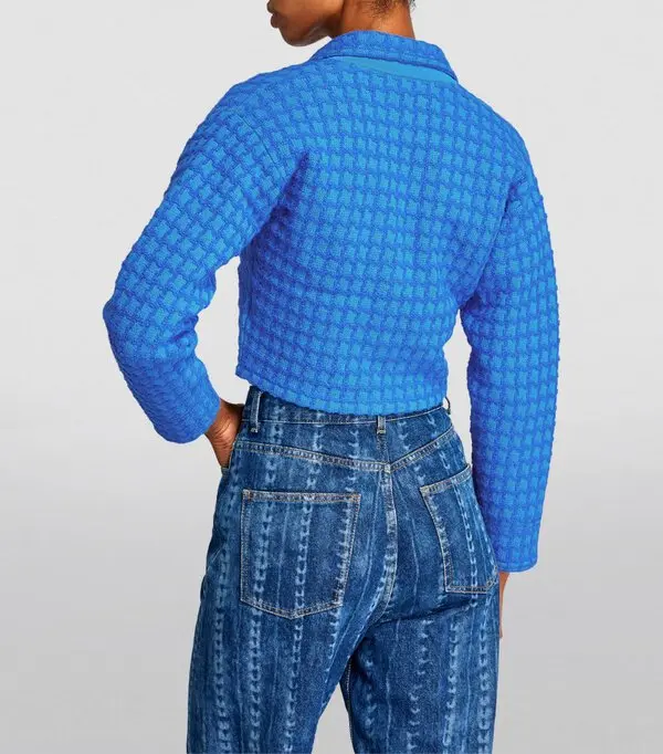 Sandro Cropped Tweed Jacket