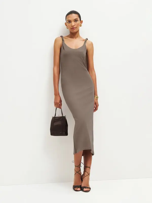 green emerald velvet dress ABIGAIL WHITE HYBRID MIDI DRESS  DISSH