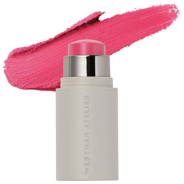 WESTMAN ATELIER Mini Petite Baby Cheeks Lip + Cheek Cream Blush Stick - Poppet