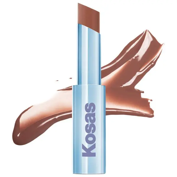 KOSAS Wet Stick Moisturizing Shiny Sheer Lipstick With Ceramides - 100 Degrees