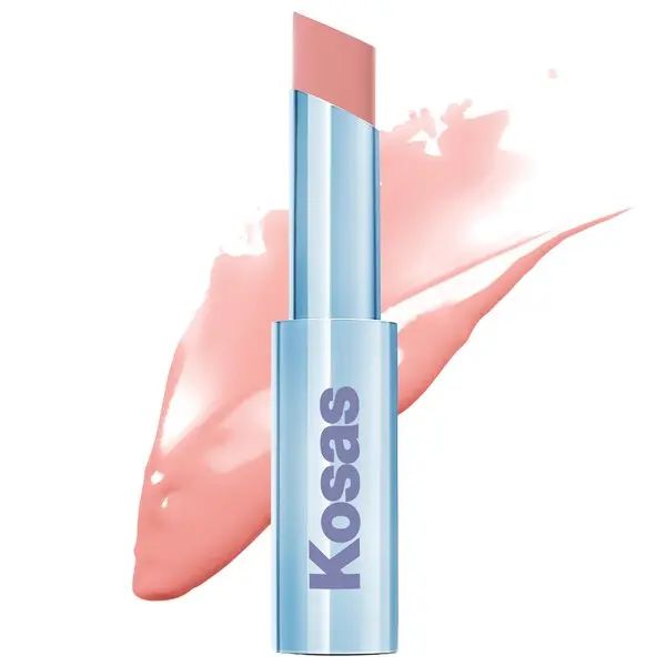 KOSAS Wet Stick Moisturizing Shiny Sheer Lipstick With Ceramides - Baby Rose