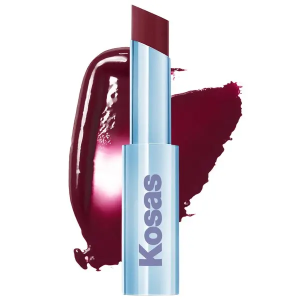 KOSAS Wet Stick Moisturizing Shiny Sheer Lipstick With Ceramides - Bikini Blaze