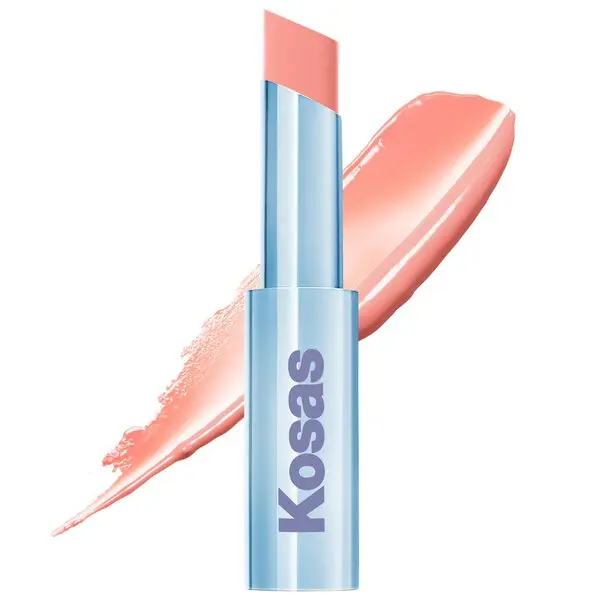 KOSAS Wet Stick Moisturizing Shiny Sheer Lipstick With Ceramides - Skinny Dip