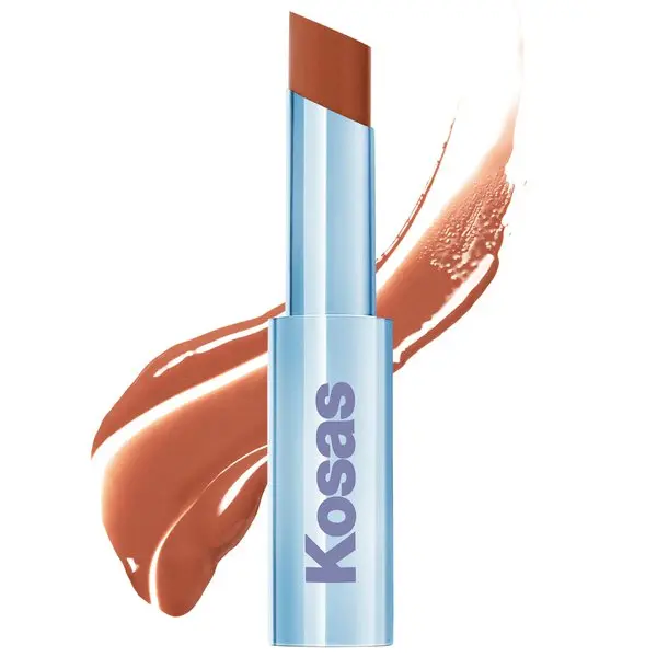 KOSAS Wet Stick Moisturizing Shiny Sheer Lipstick With Ceramides - Sunset Simmer