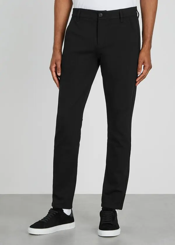 Paige Stafford Slim-leg Trousers - Black