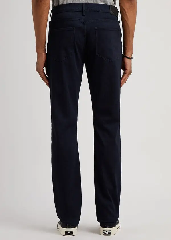 Paige Normandie Straight-leg Jeans - Dark Blue
