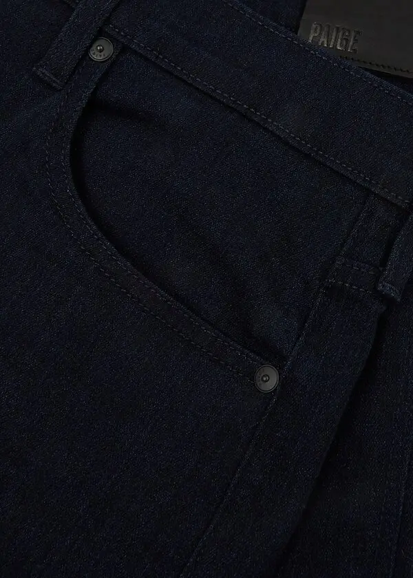 Paige Normandie Straight-leg Jeans - Dark Blue