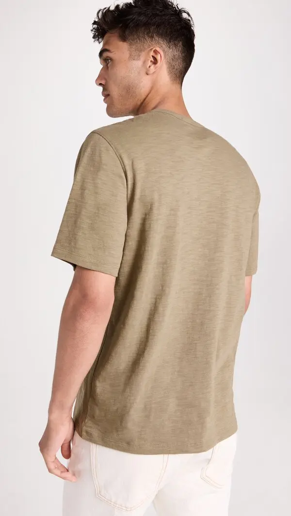 Vince Slub Split Neck Tee - 361omo