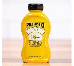 PILSUDSKI 12-oz Bottles Of Dill Mustard - One-color