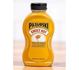 PILSUDSKI 12-oz Bottles Of Sweet Hot Mustard - One-color