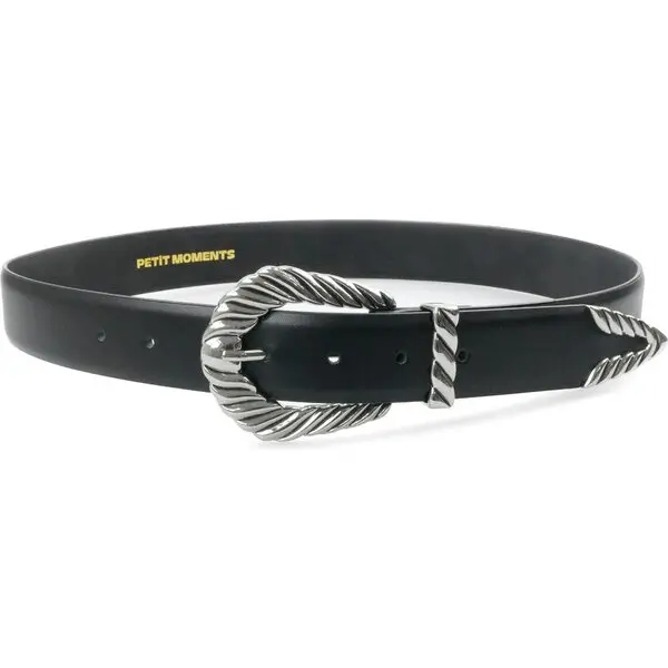 PETIT MOMENTS Modern Rodeo Belt - Black/silver