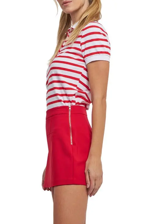 English Factory Stripe Polo Shirt