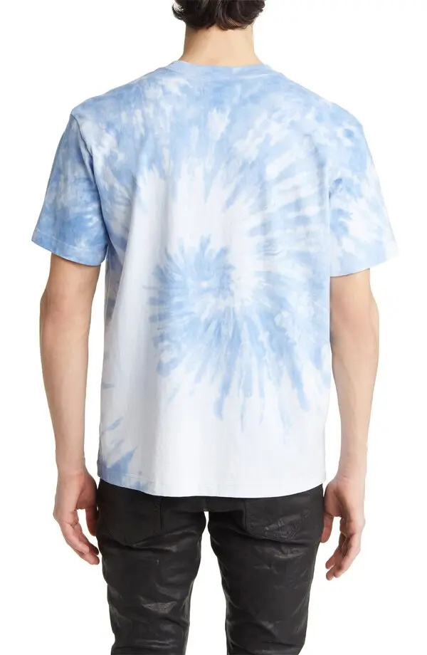 PURPLE BRAND Tie Dye Logo Graphic T-shirt