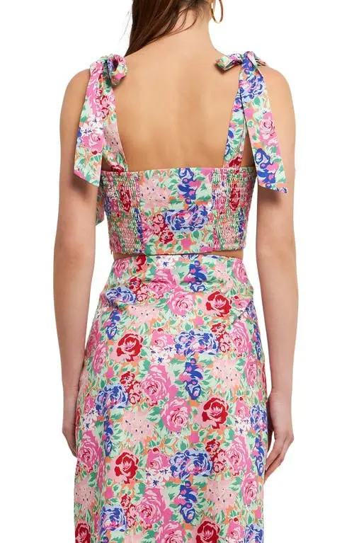 Endless Rose Floral Print Crop Tank