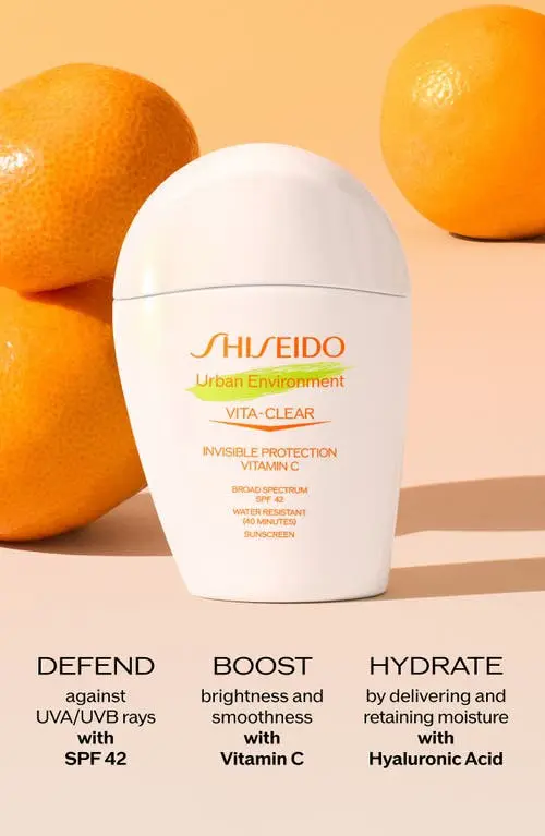 SHISEIDO Urban Environment Vita-clear Broad Spectrum Spf 42 Sunscreen