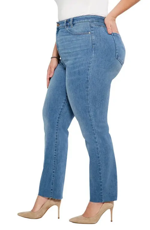 NIC+ZOE Ankle Straight-leg Jeans - Horizon