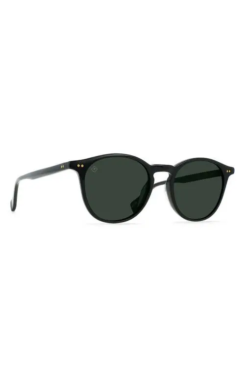 Raen Basq 50mm Polarized Round Sunglasses