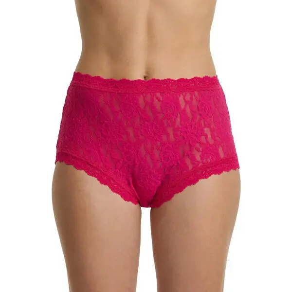 Hanky Panky Signature Lace High Waist Boyshorts - Sealed With A Kiss