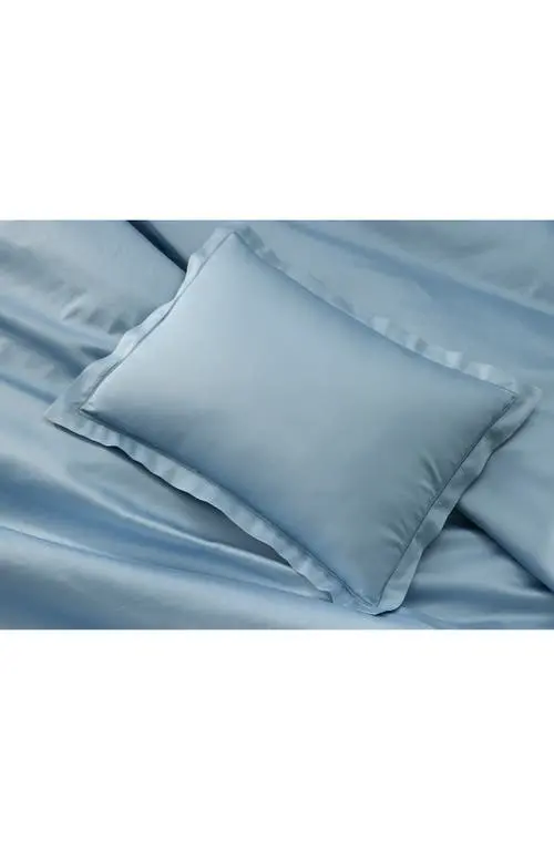 MATOUK Talita Satin Stitch Duvet Cover - Silver