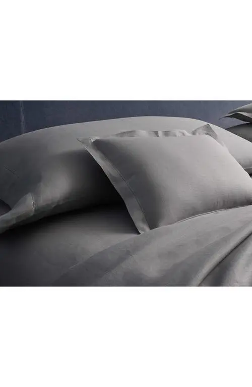 MATOUK Roman Hemstitch Linen Duvet Cover