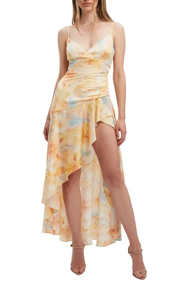 Bardot Kalani Floral Print Midi Dress In Tropicana - 60% Off | Editorialist