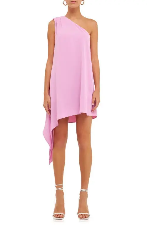 Endless Rose One-shoulder Asymmetric Dress